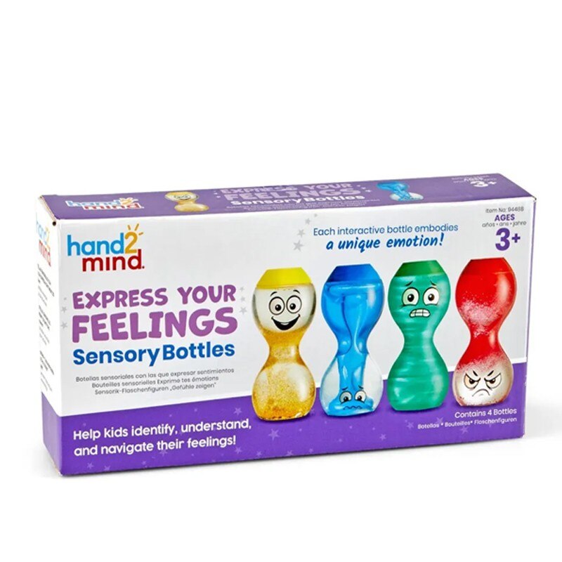 Детски туби Hand 2 mind, сензорни, емоции, 4 броя, многоцветни - eMAG.bg