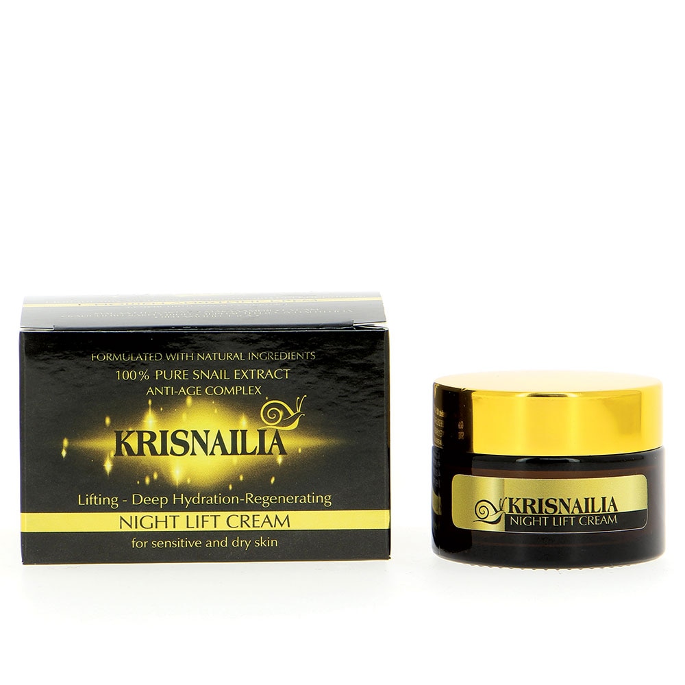 Crema de noapte lifting, GOLDEN SAIL, Krisnailia, Cu extract de melc ...