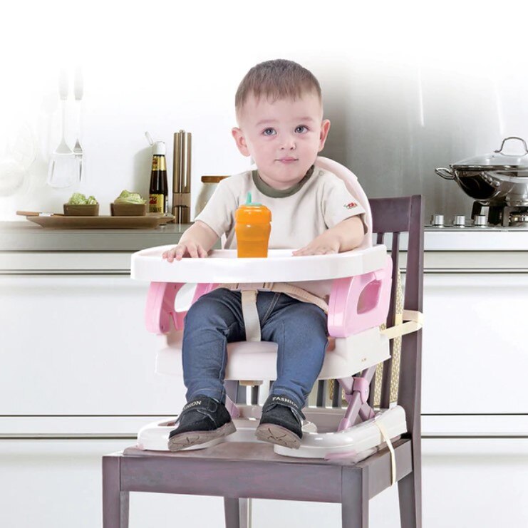 Scaun inaltator de masa, pentru bebe, copii, booster, pliabil si ...