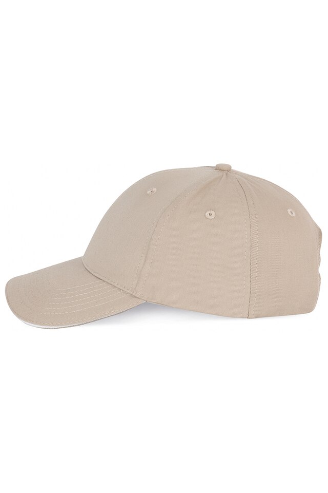 Sapca unisex 6P Sandwich KP153, bej/alb - eMAG.ro