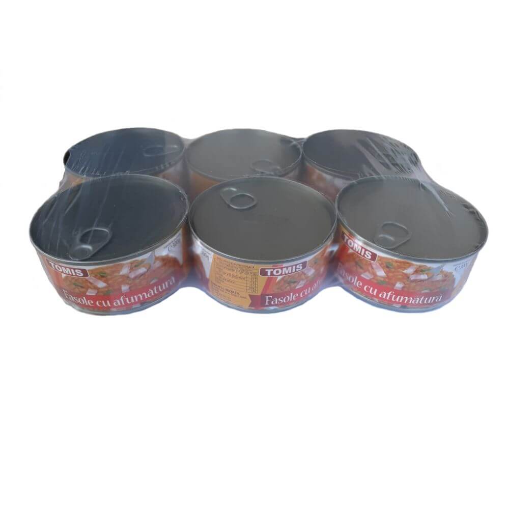 Set 6 Conserve de Fasole cu Afumatura Vascar, 300 g - eMAG.ro