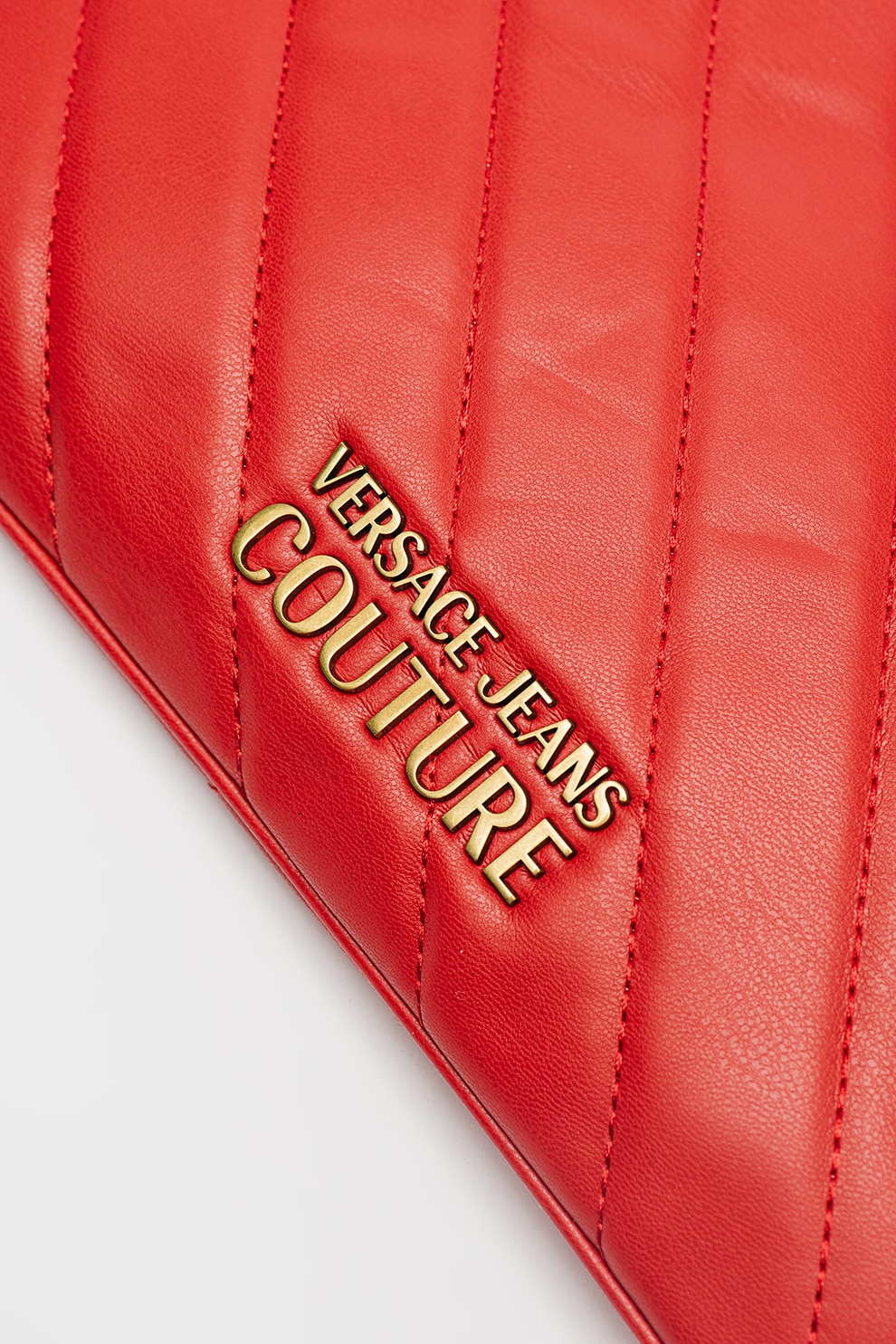 Versace Jeans Couture, Geanta plic cu esarfa decorativa Thelma, Rosu ...