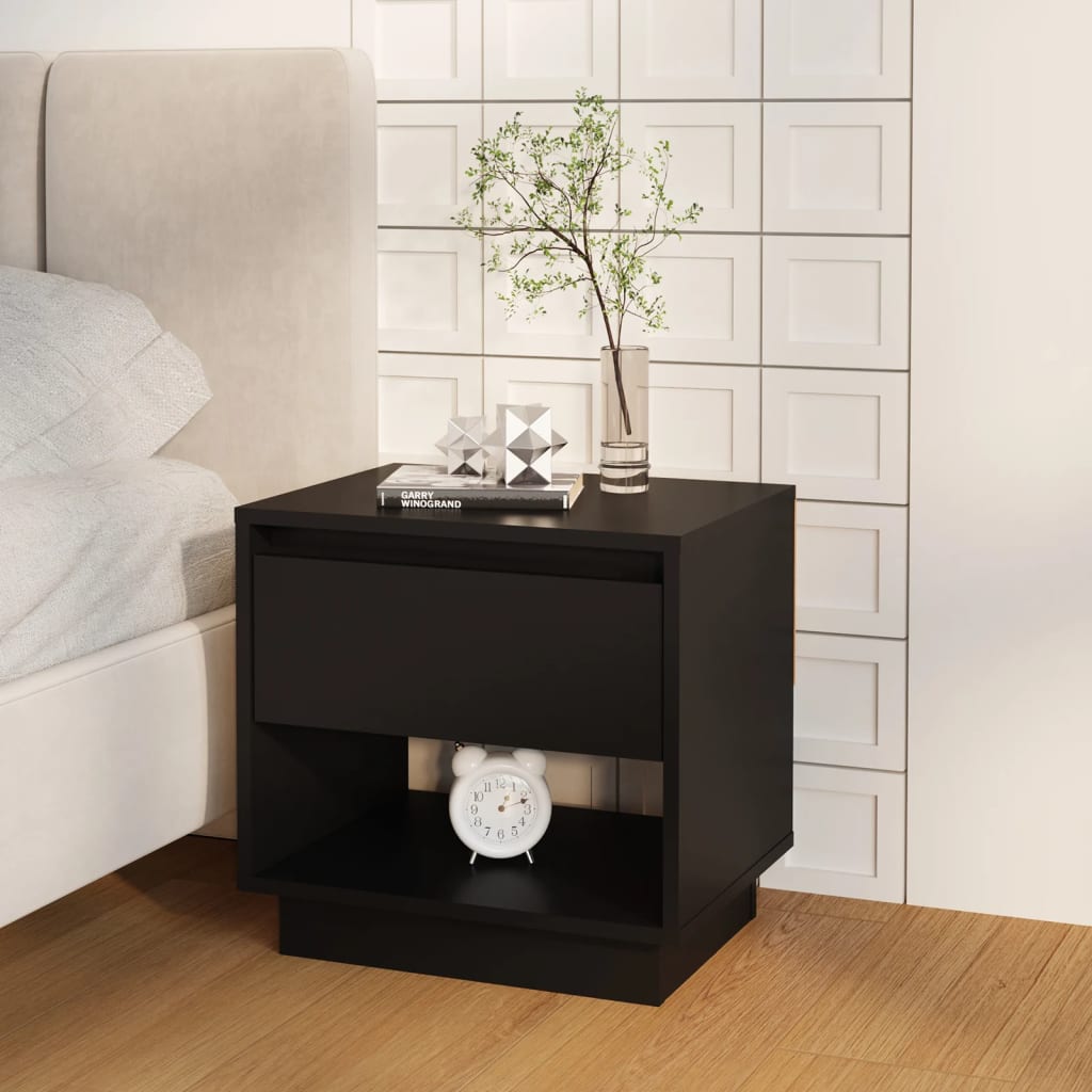 Noptiera, negru, 45x34x44 cm, PAL, 9,8 kg - eMAG.ro