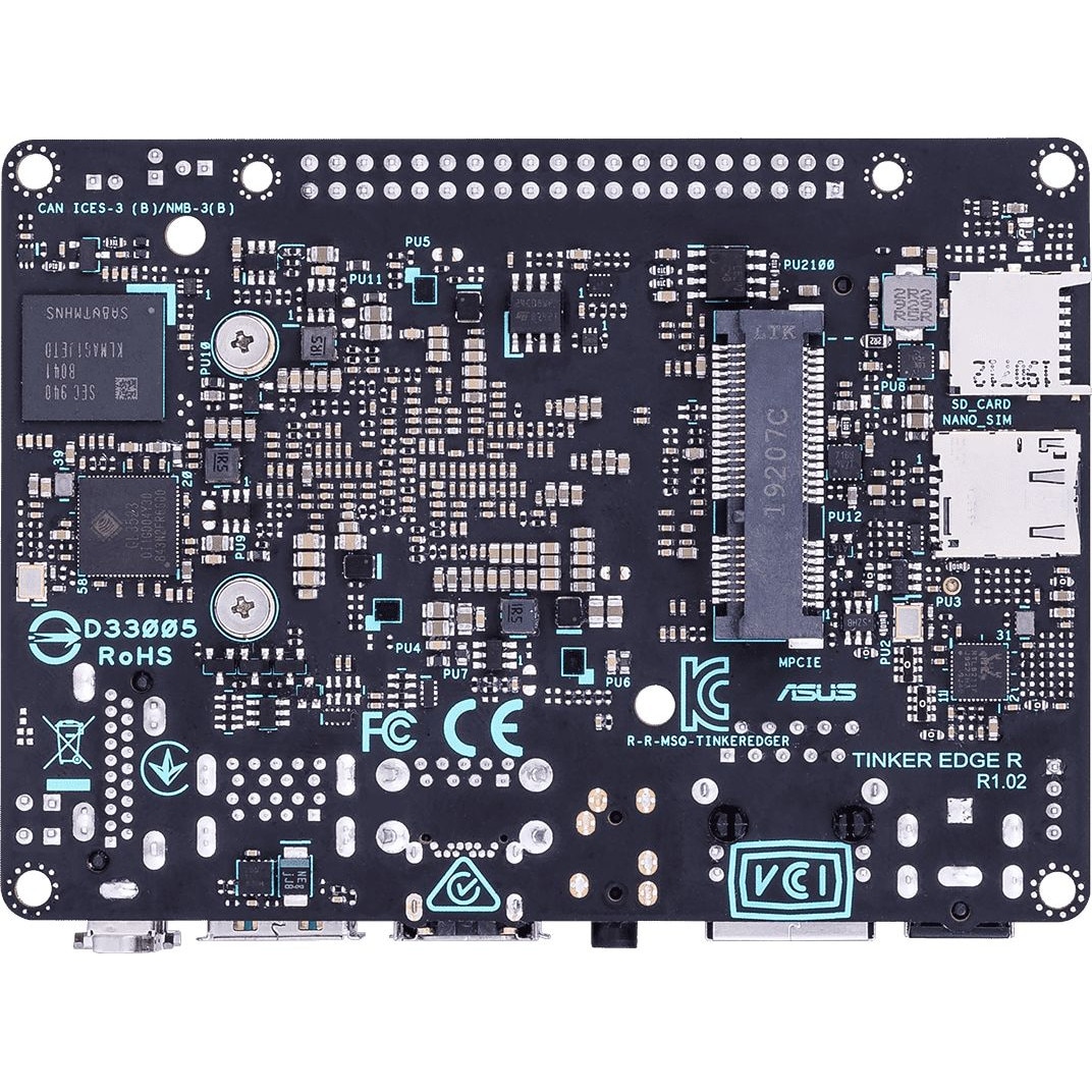 Placa Asus Tinker Edge R 90ME00M0-M0EAY0, 1,4 GHz, 4GB RAM, 4 nuclee ...