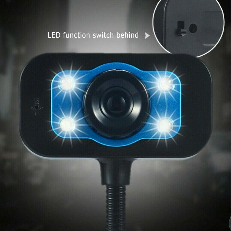 Camera web videoconferinta, zoom 20x, HD 1080P, iluminare LED, microfon ...