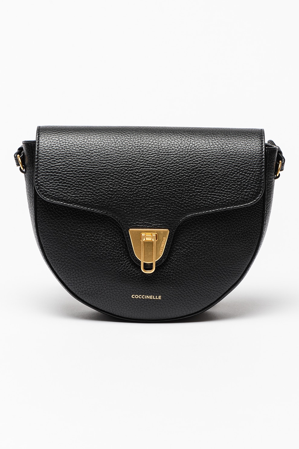 COCCINELLE, Geanta crossbody de piele Beat, Negru - eMAG.ro