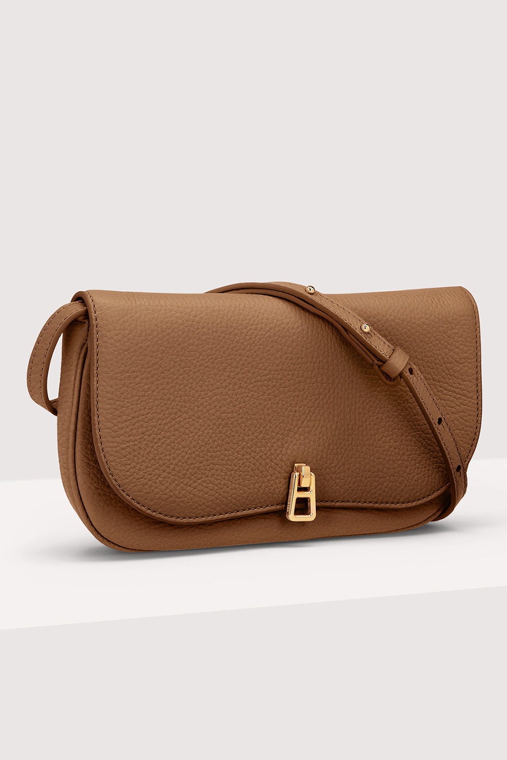 COCCINELLE, Geanta crossbody mica din piele cu inchidere cu clapa Magie ...