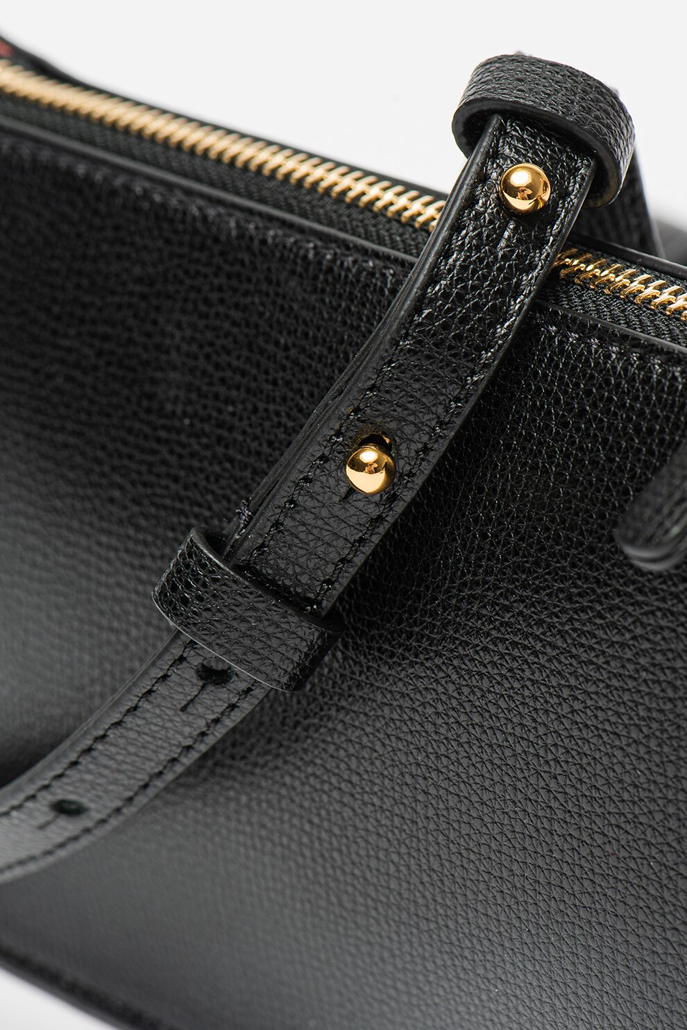 COCCINELLE, Geanta crossbody de piele cu logo Arya, Negru - eMAG.ro