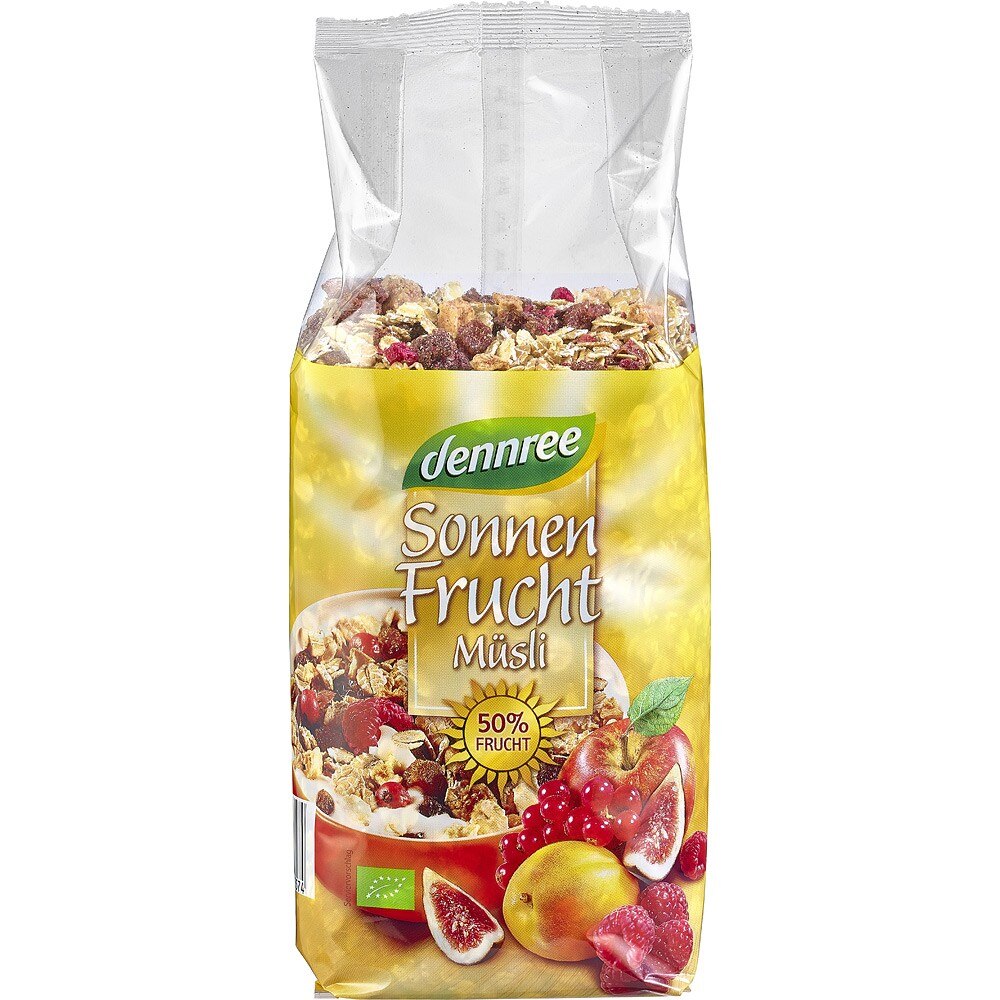 Musli bio cu 50% continut de fructe, Dennree, 500g - eMAG.ro