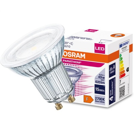 Bec LED Osram PARATHOM GU10, 6,9W =49W, 2700K, 620lm, 120° - eMAG.ro