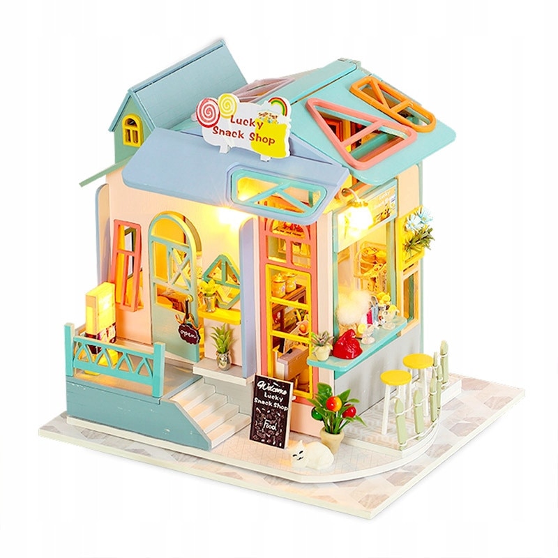 Casuta de papusi miniatura DIY Gelaterie Lumea bomboanelor, Habarri ...