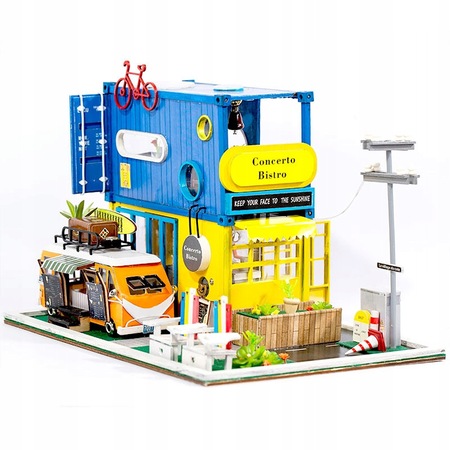 Casuta de papusi miniatura DIY Bistro la Route 66, Habarri, Material ...