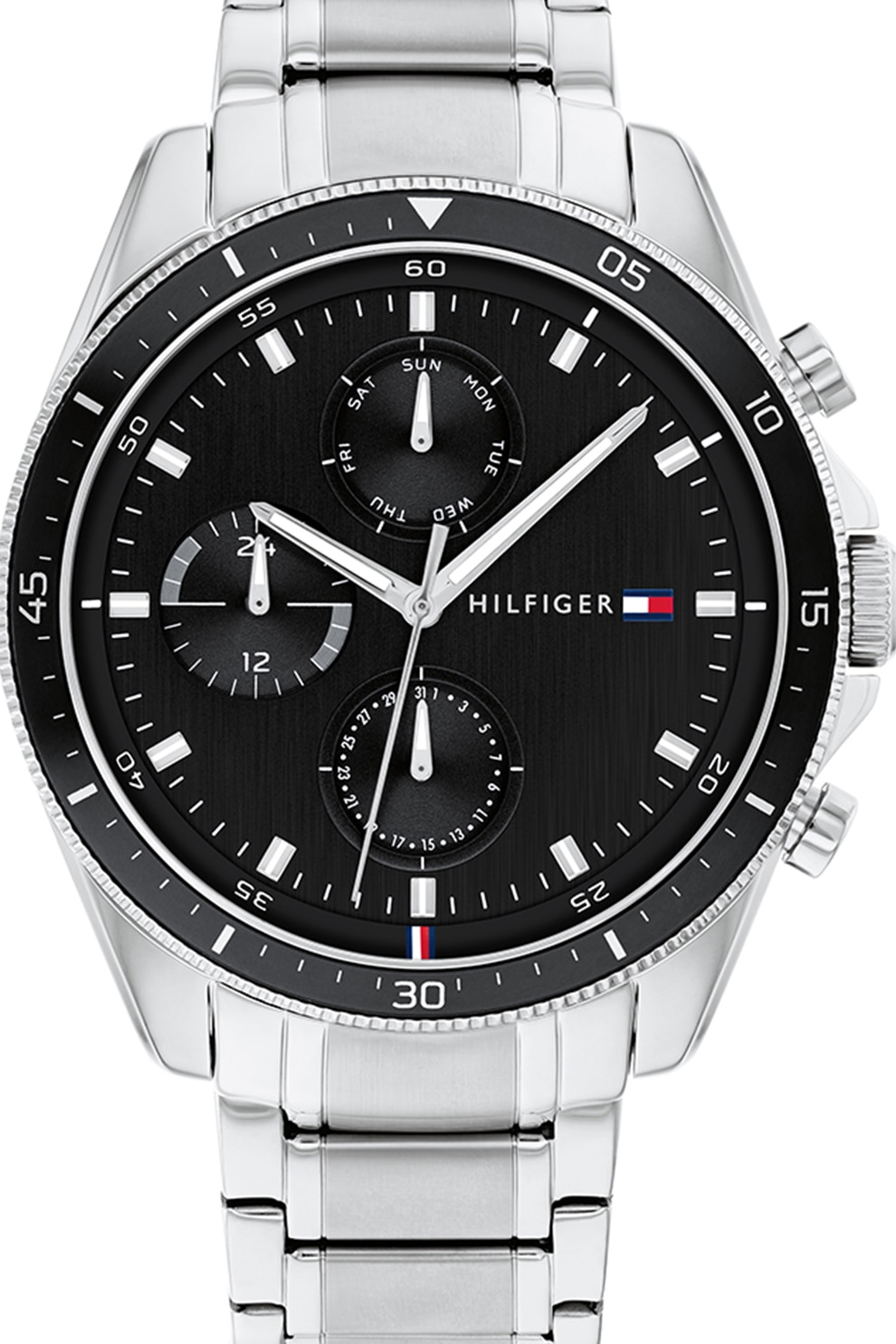 Tommy Hilfiger, Ceas quartz cu functii multiple, Argintiu - eMAG.ro