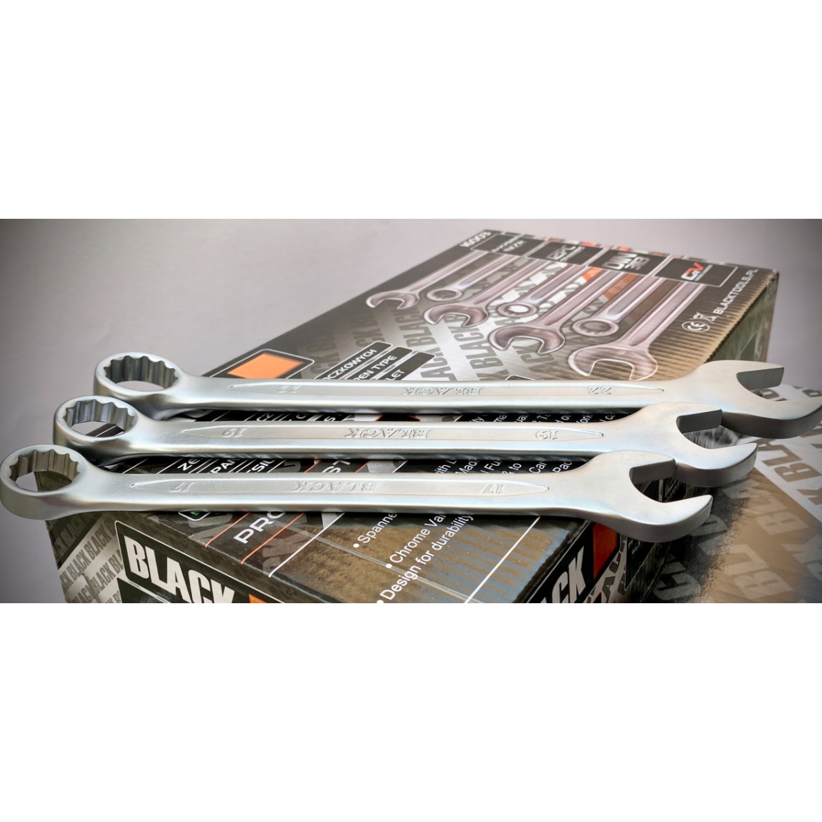 Set chei fixe combinate, 25 piese, 6 - 36 mm BLACK - eMAG.ro