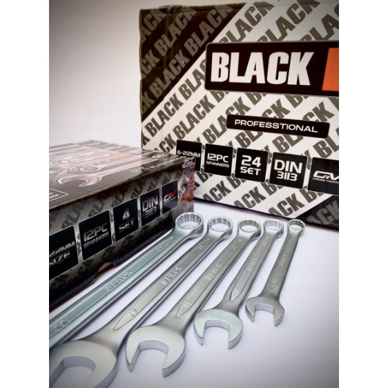 Set chei fixe combinate, 25 piese, 6 - 36 mm BLACK - eMAG.ro