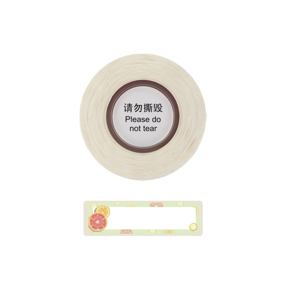 Etichete termice D30S 12 x 40mm model FRUCTE preimprimat, hartie ...