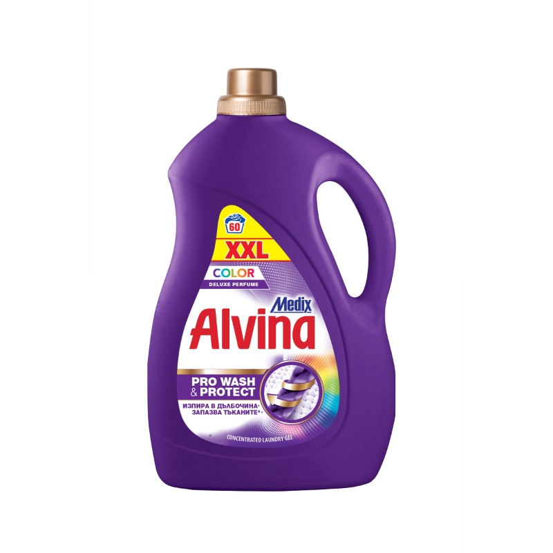 Течен перилен препарат Medix Alvina Color Deluxe perfume - eMAG.bg