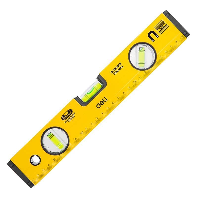 Nivela cu bula 300 mm Deli Tools EDL290300, Galben - eMAG.ro