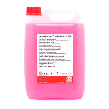 Antigel, Febi, G12, Concentrat, rosu, 5l - eMAG.ro