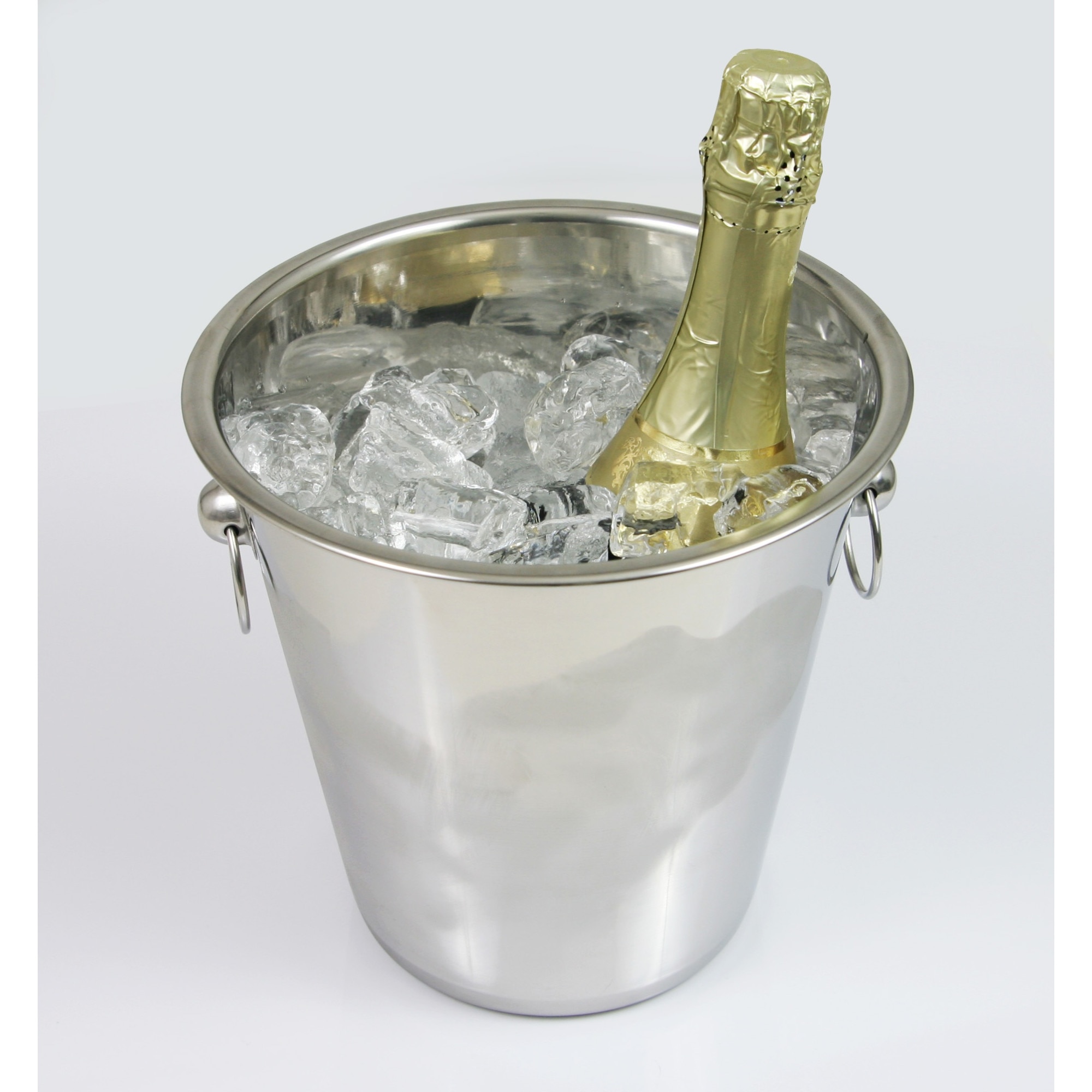 Frapiera din inox pentru sampanie Kinghoff, Kh-1242, 22x21 cm, Argintiu ...