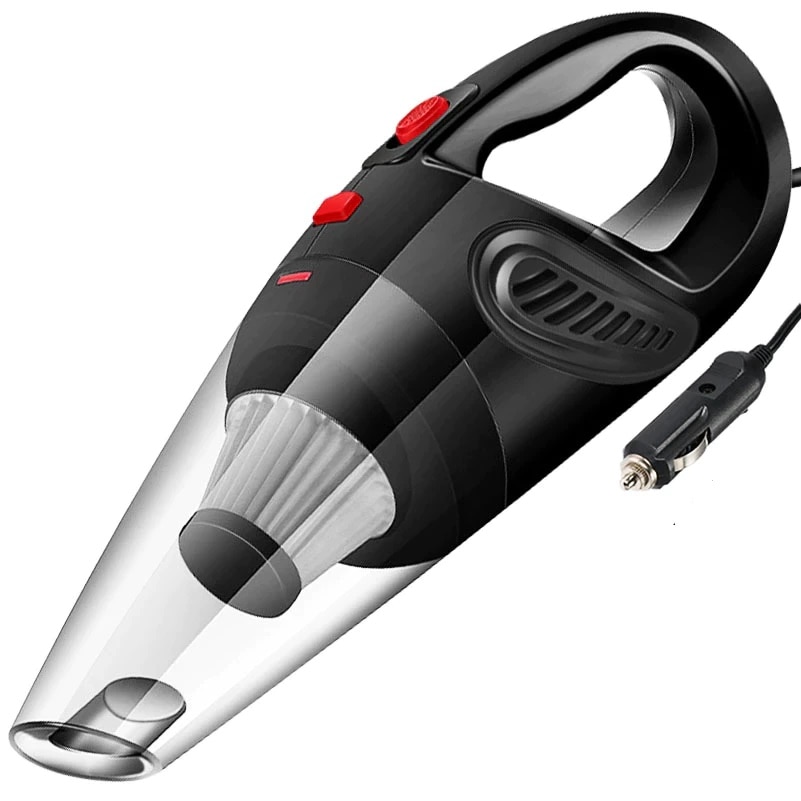 Aspirator auto, Filtru HEPA, 120W, 4 capete de aspirare, 37.5x15.5 cm ...