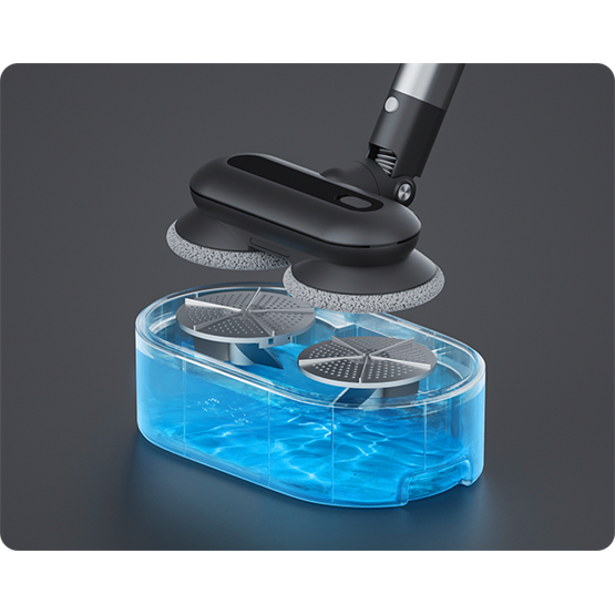 Aspirator si mop fara fir, ROIDMI, 435W, 0,4l, 240 ml, alb - eMAG.ro