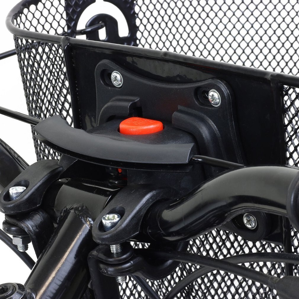 Cos pentru bicicleta, Metal, Sarcina 6 kg, 33x25x24 cm, Negru - eMAG.ro