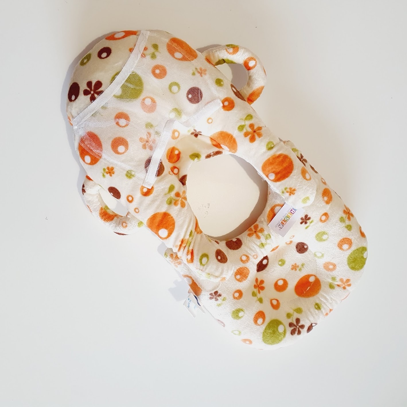 Perna pentru alaptare bebe, cu suport de cap, antirasucire, cercuri ...