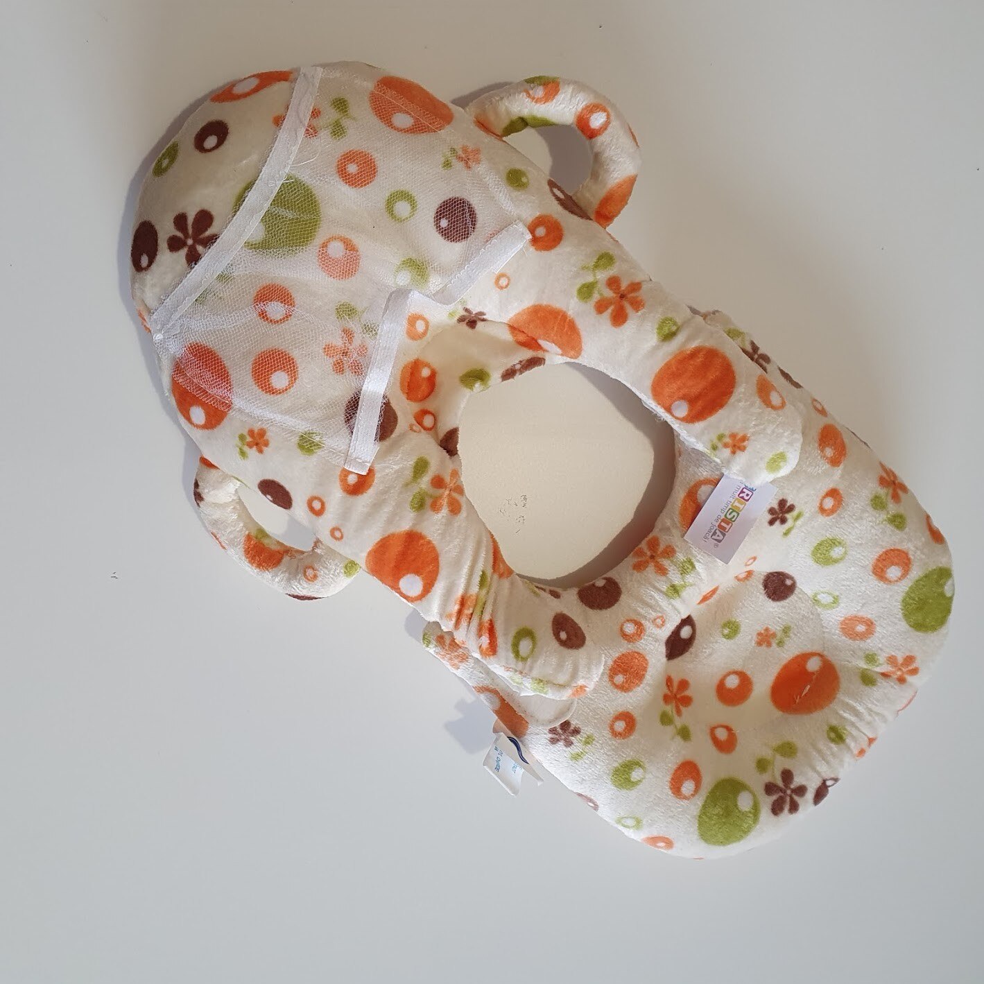 Perna pentru alaptare bebe, cu suport de cap, antirasucire, cercuri ...