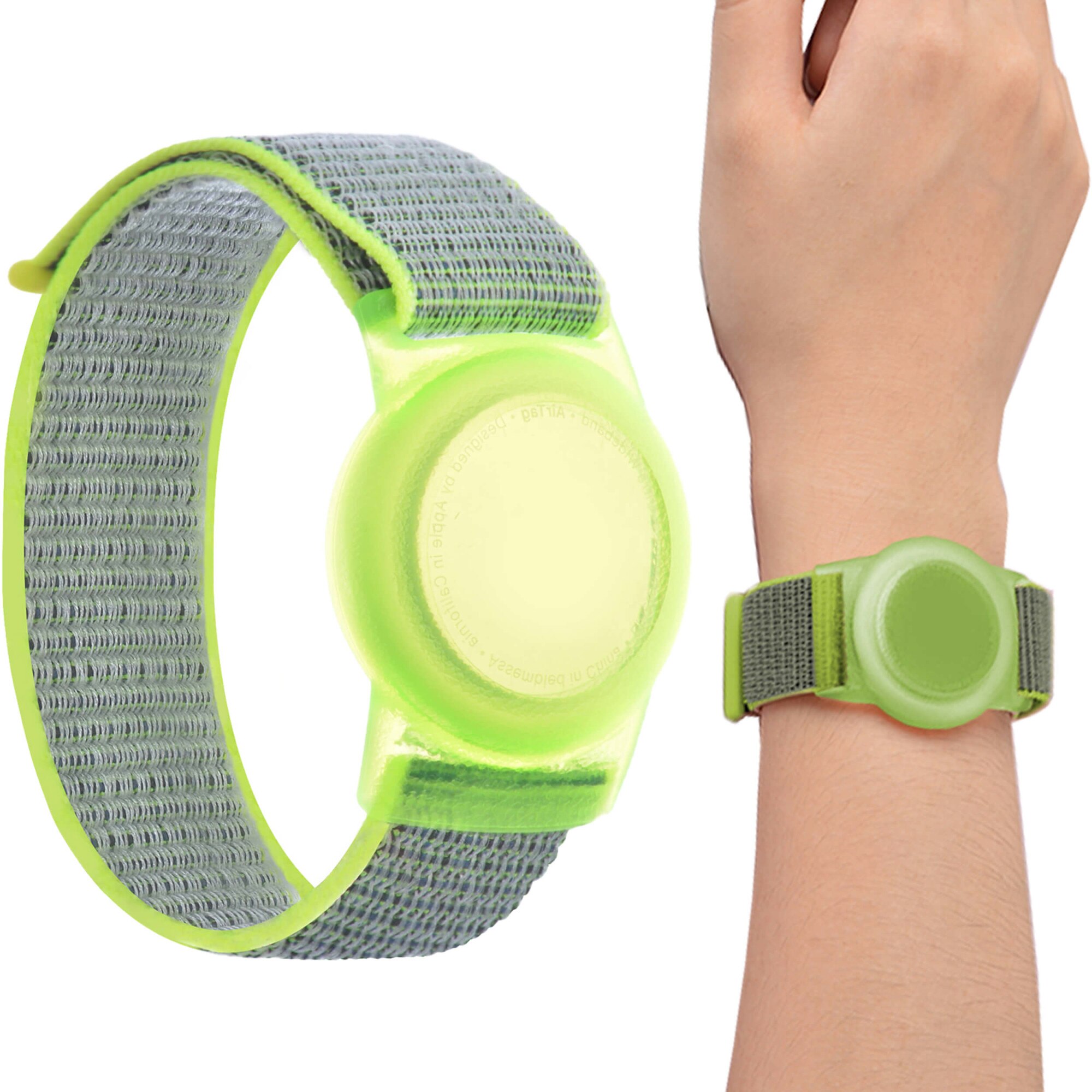 Bratara sport GrizzGlass Smartgear pentru Apple Air Tag, Nylon/Plastic ...