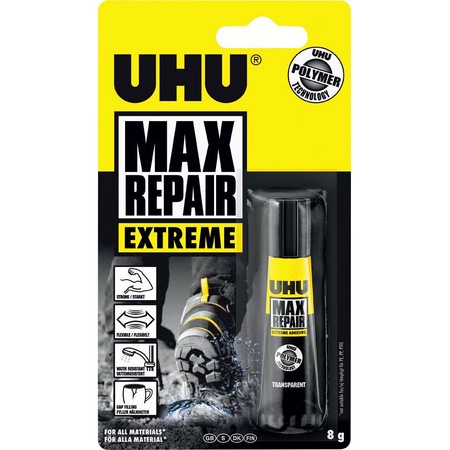Adeziv UHU Max Repair Extreme 8g, transparent - eMAG.ro