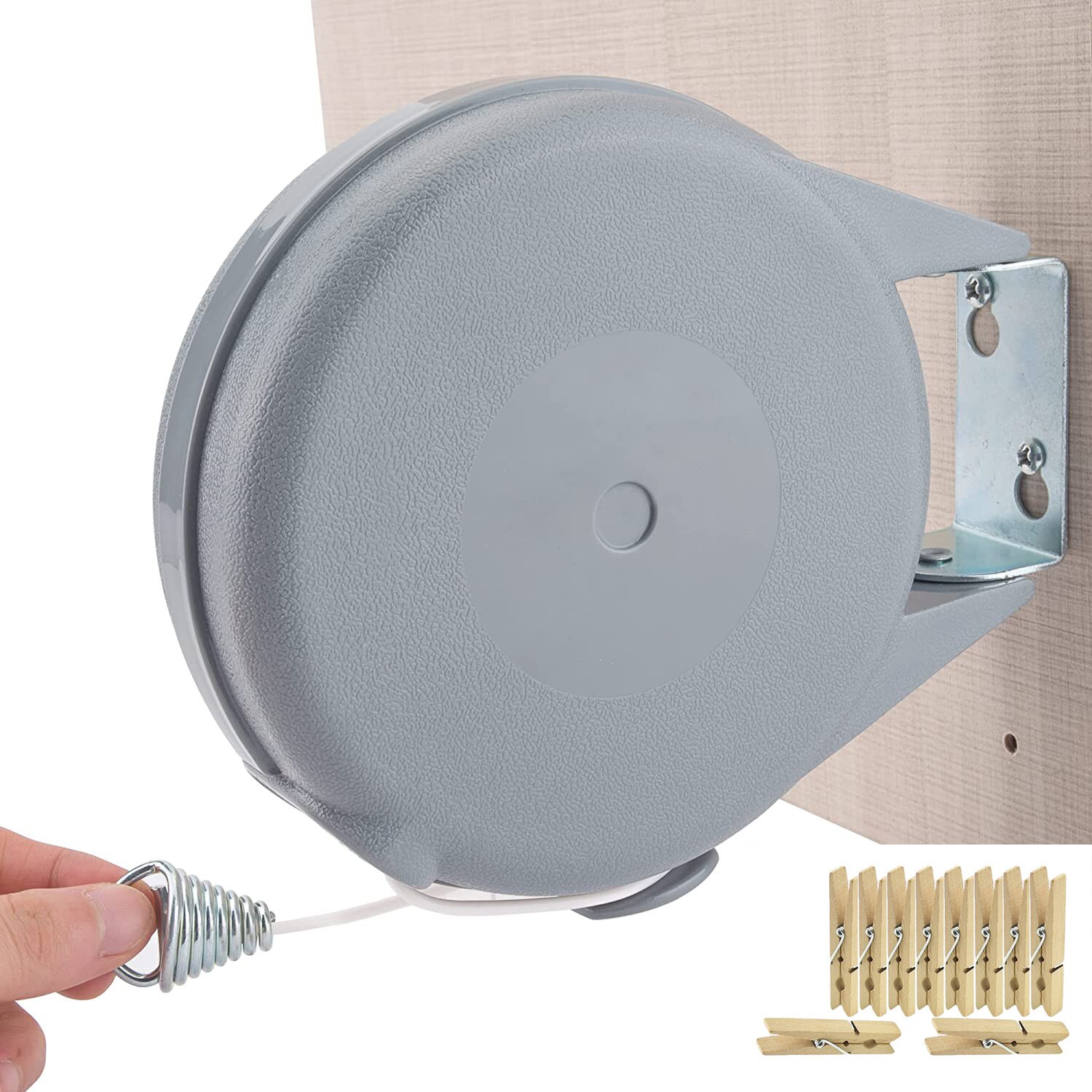 Sfoara retractabila pentru uscat rufe, MorFansi, Linie de spalat rufe ...