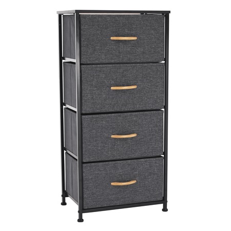 Comoda DacEnergy©, constructie metalica, 4 sertare de panza, 45 x 95 x ...