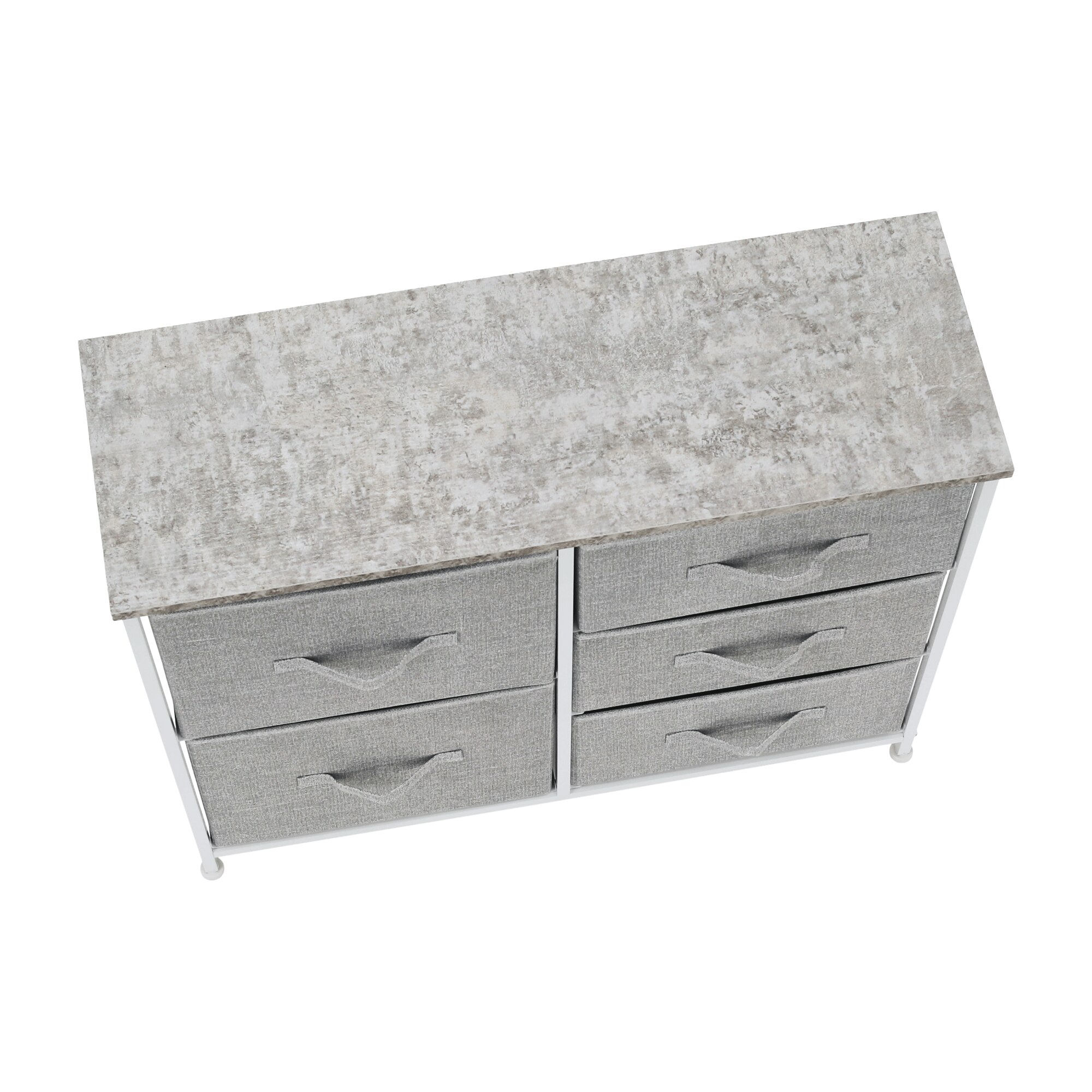 Comoda DacEnergy©, constructie metalica, 5 sertare de panza, 85 x 70 x ...