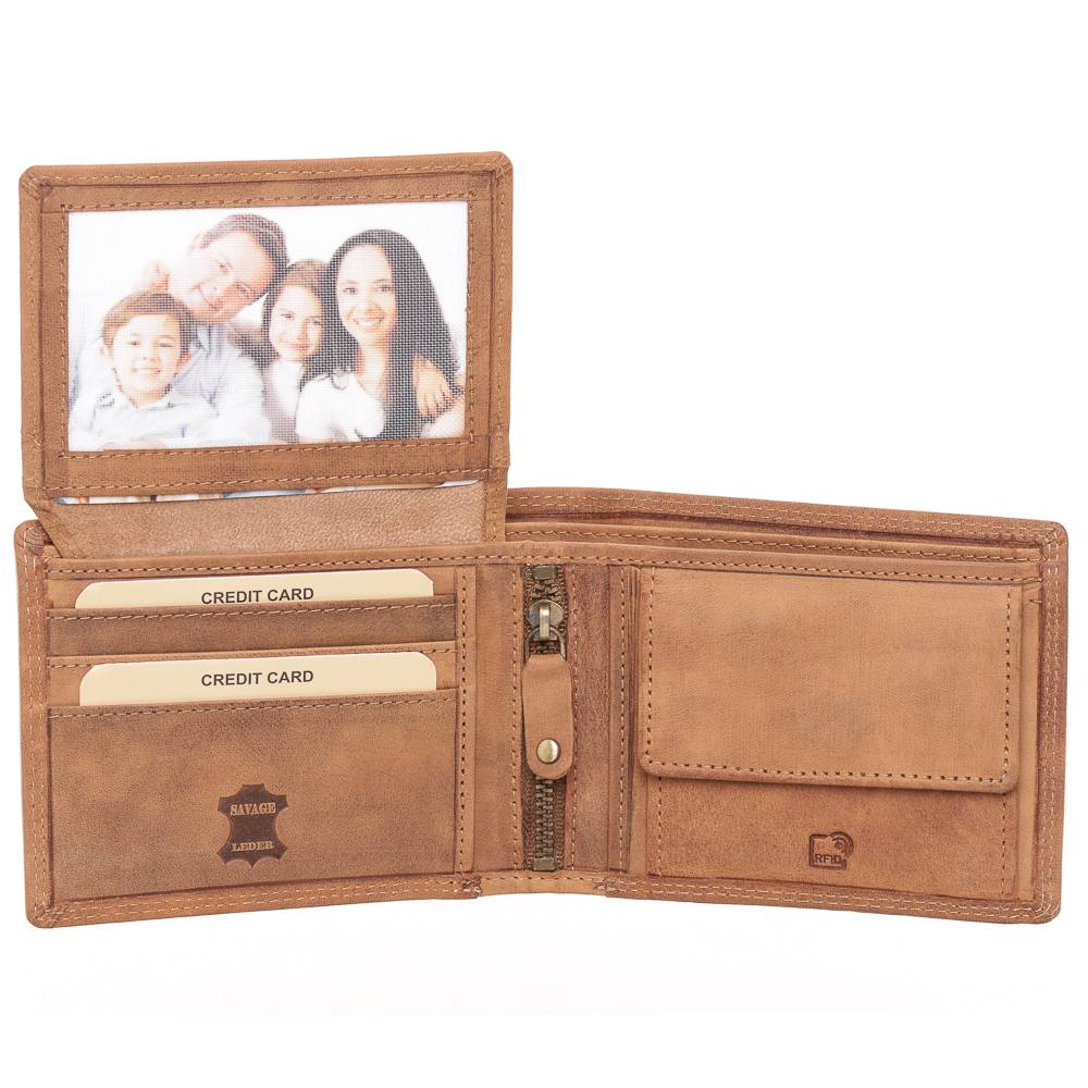 Portofel barbatesc, Baaron, Piele, Masina, Maro - eMAG.ro