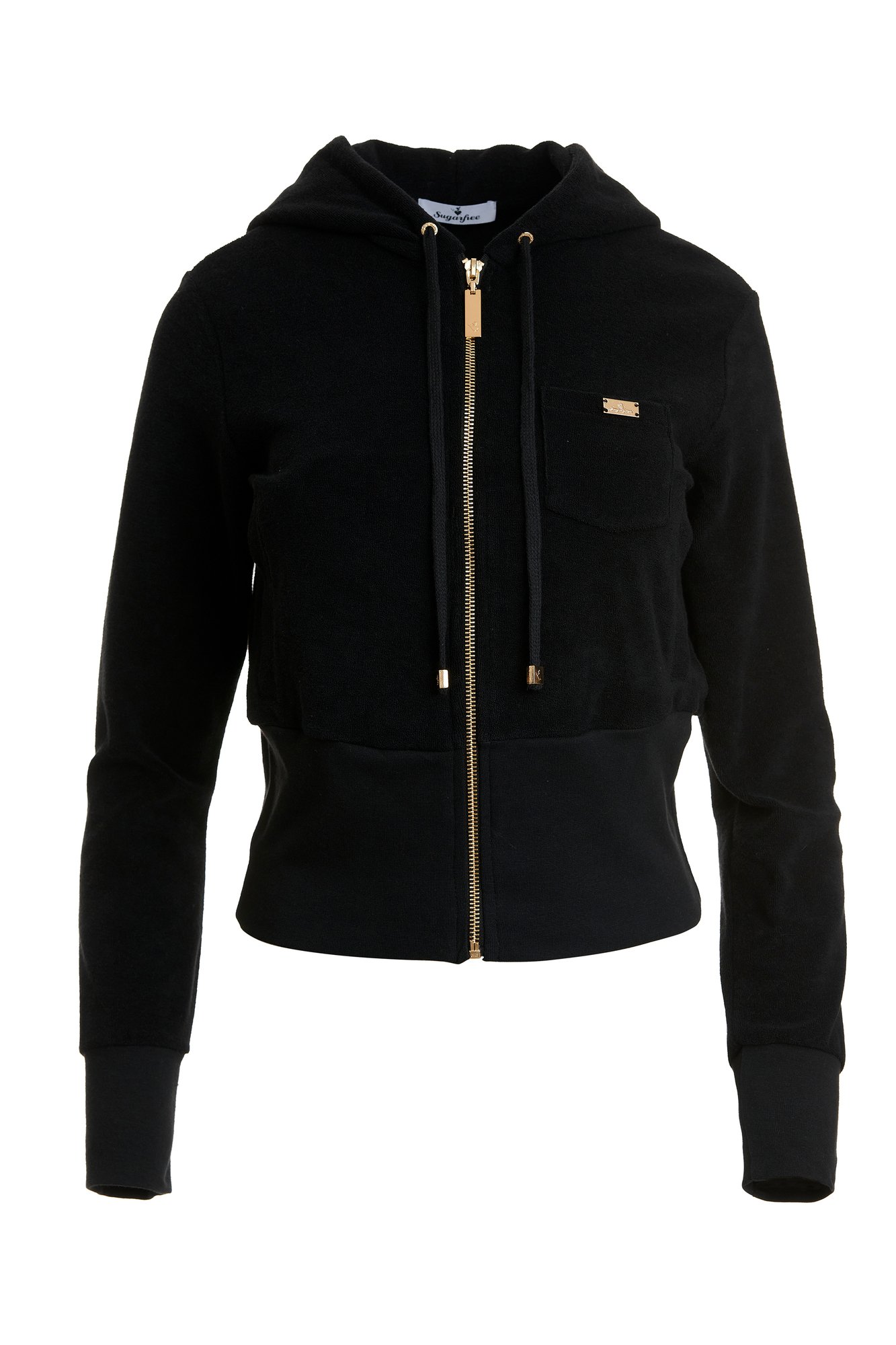 Hanorac dama, Sugarfree, negru, S - eMAG.ro