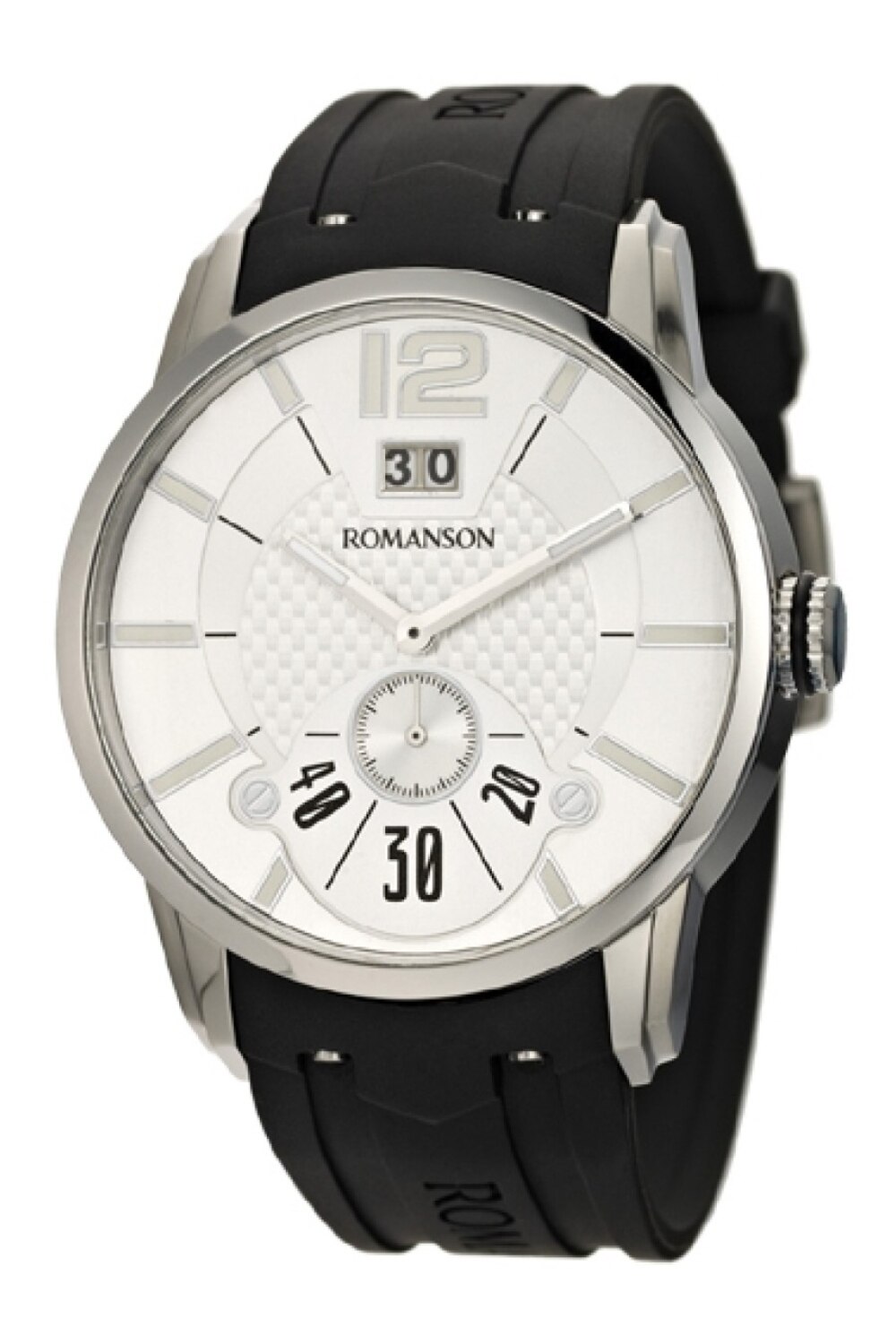 Ceas Barbati, Romanson, Plastic, 45mm, Negru, TL9213MM1WAS2W - eMAG.ro