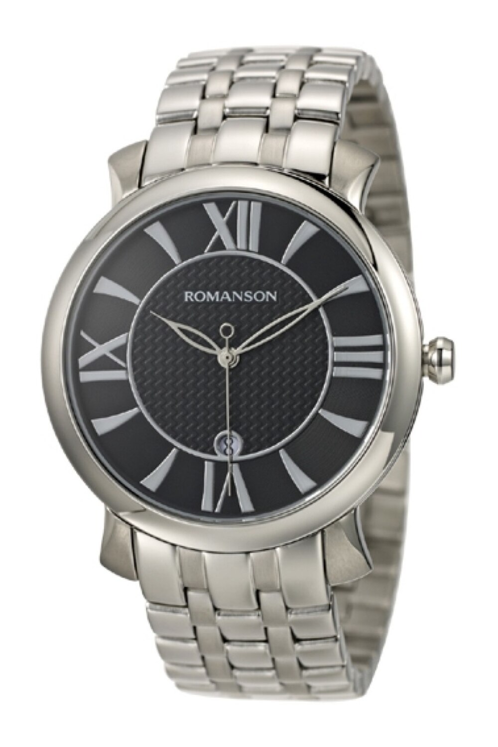Ceas Barbati, Romanson, Stainless Steel, 40mm, Argintiu, TM1256MM1WA32W ...