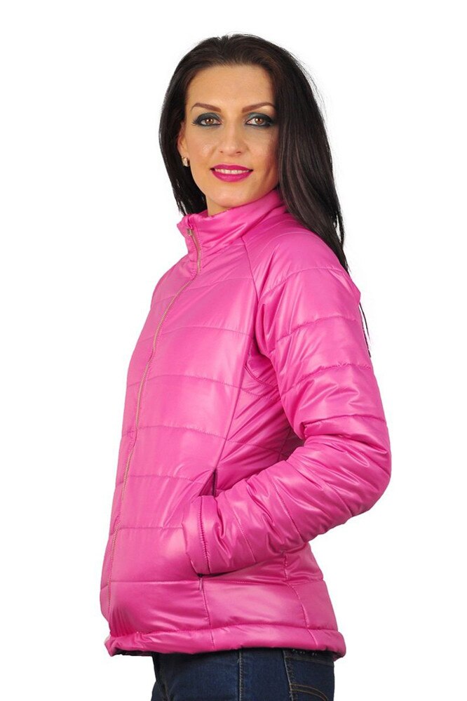 Geaca roz scurta de dama RVL, 40 - eMAG.ro