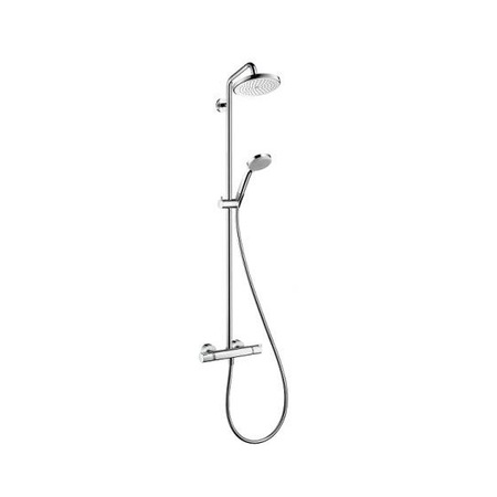 Coloana de dus Croma 220, 1 jet cu termostat, crom, 27185000 Hansgrohe ...
