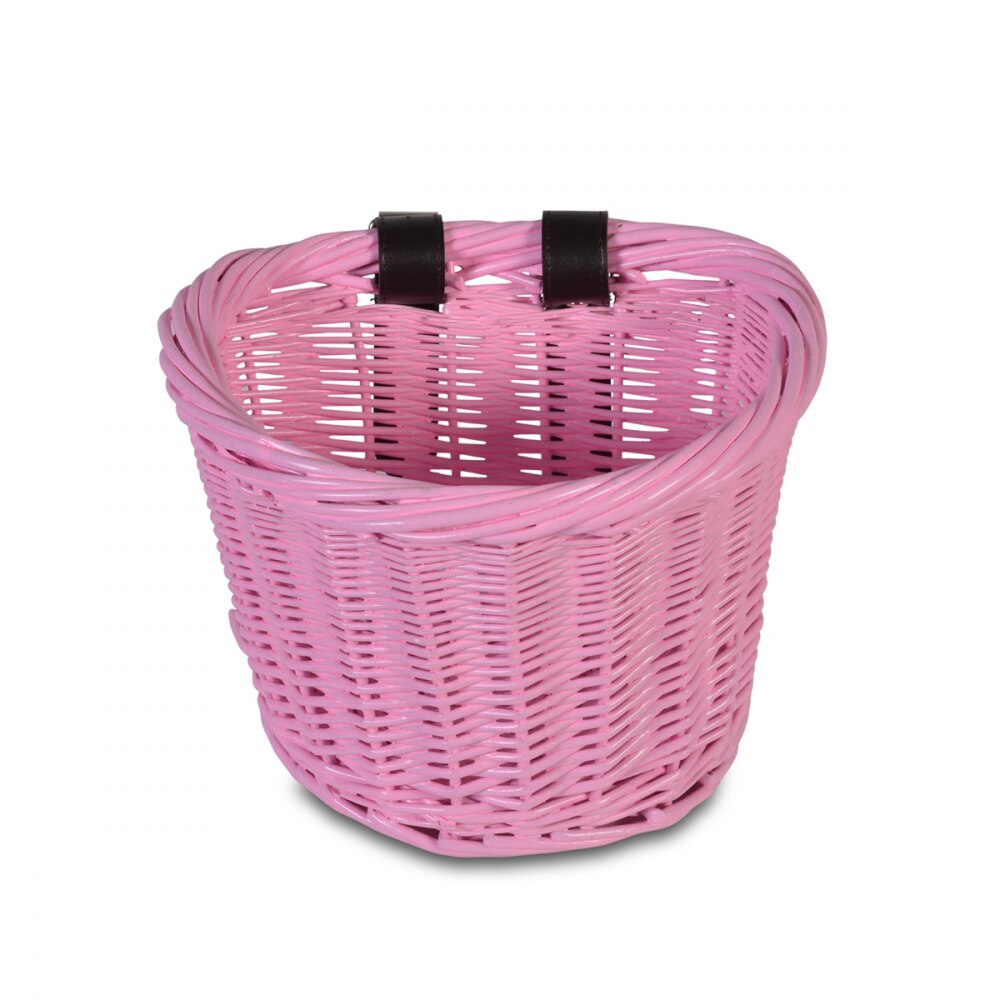 Cos de bicicleta impletit Byox Basket Pink - eMAG.ro