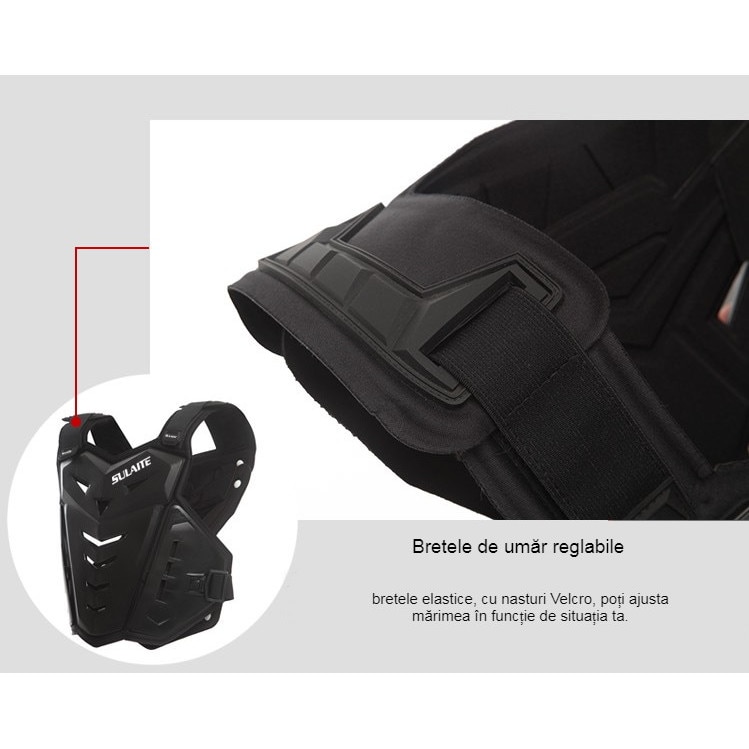 Echipament protectie vesta motocross, mountain bike, roller skating, cu ...