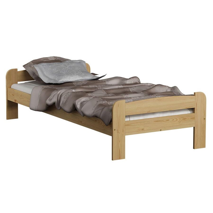 Pat din lemn Ania 90x200 PIN - eMAG.ro