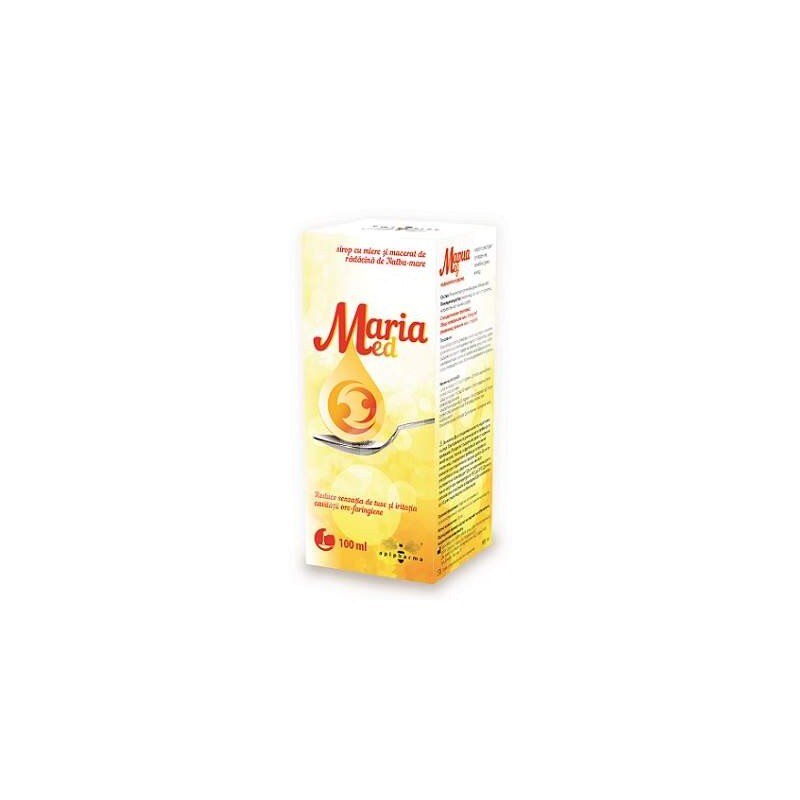 Sirop Antitusiv cu Miere si Nalba mare, Maria Med, 100 ml, Apipharm ...