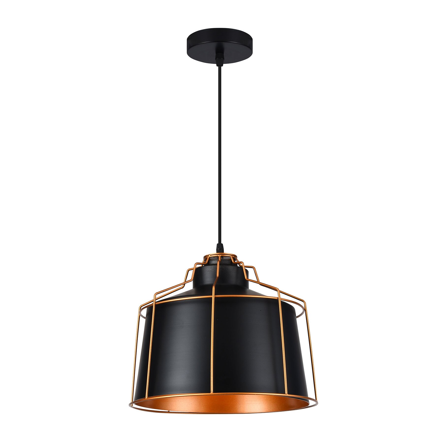 Pendul Goa Gtv Decor, Negru, 1xE27, exclus - eMAG.ro
