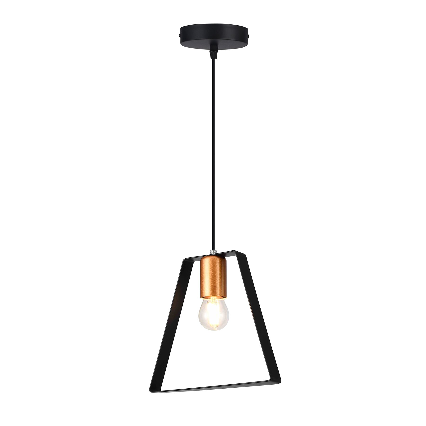Pendul Oxalis Gtv Decor, Negru, 1xE27, exclus - eMAG.ro