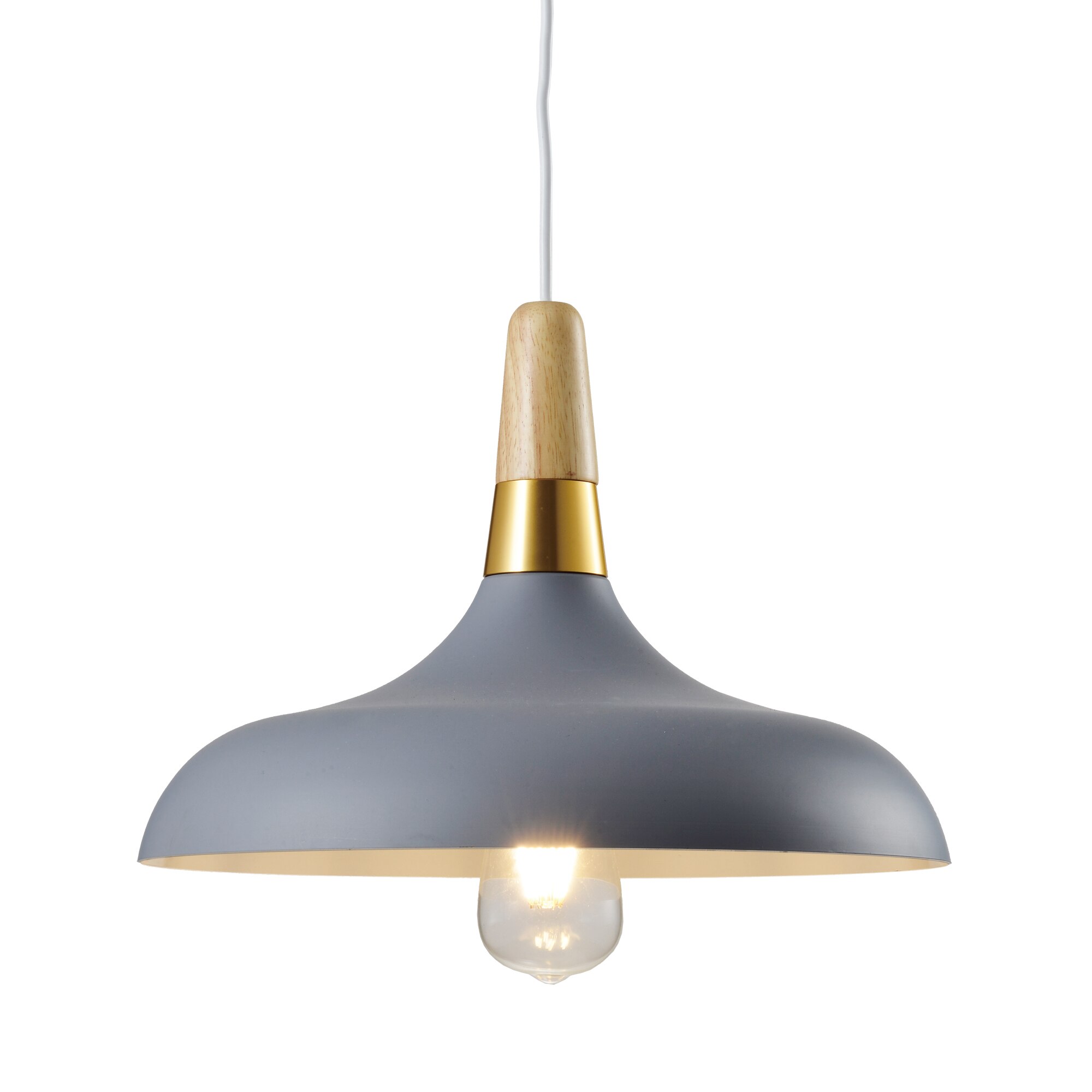 Pendul Skandi Gtv Decor, Gri, 1xE27, exclus - eMAG.ro