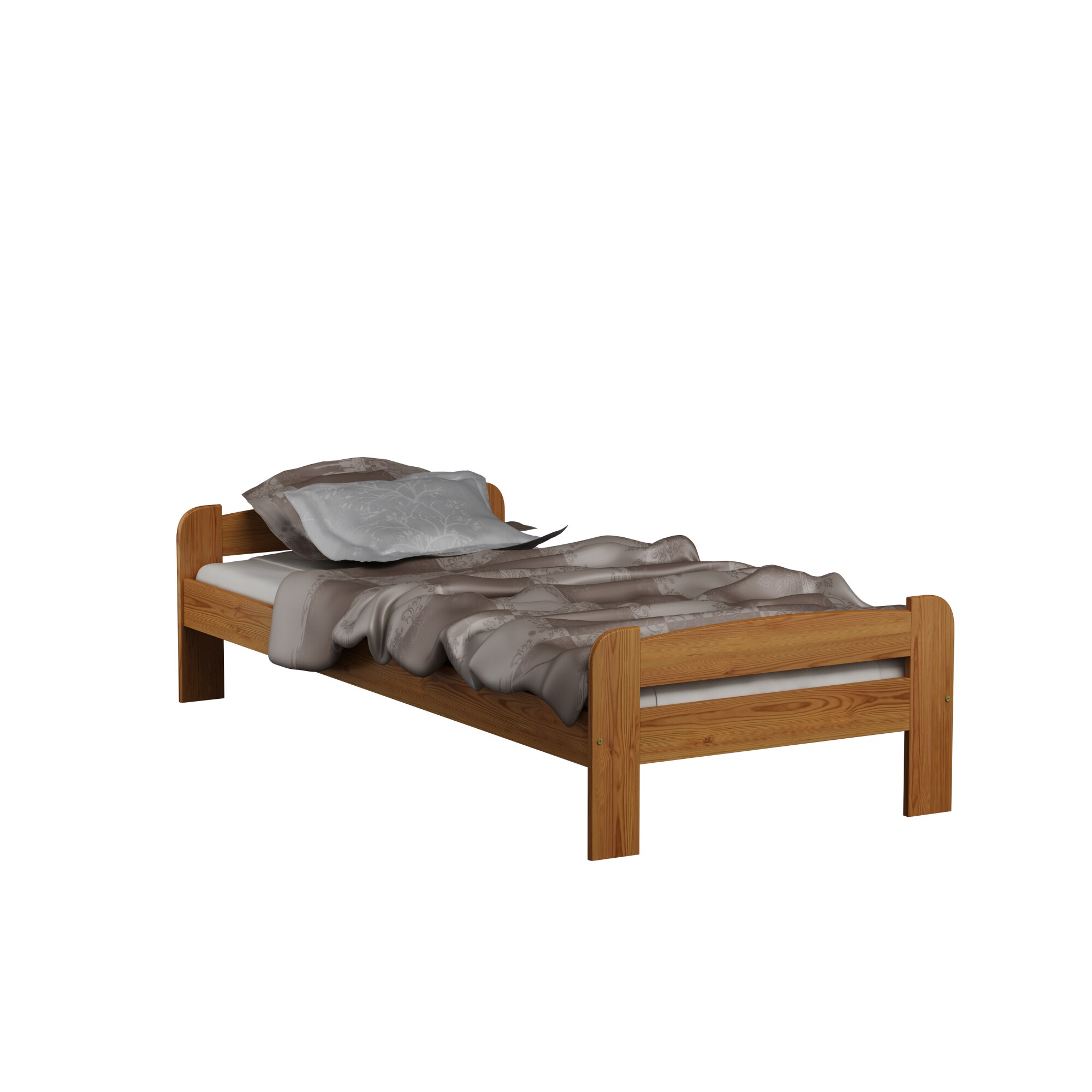 Pat din lemn Ania 90x200 arin - eMAG.ro