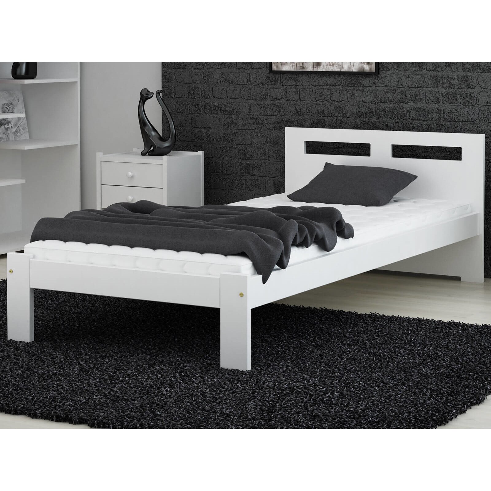 Pat DMD1 90x200 Alb - eMAG.ro