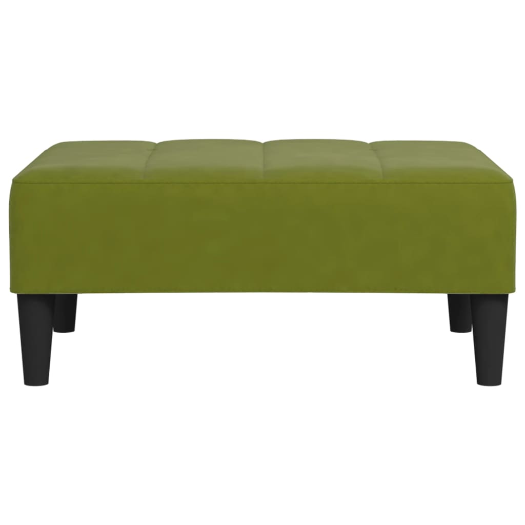 Taburet vidaXL, Verde, Catifea, 78 x 56 x 32 cm - eMAG.ro